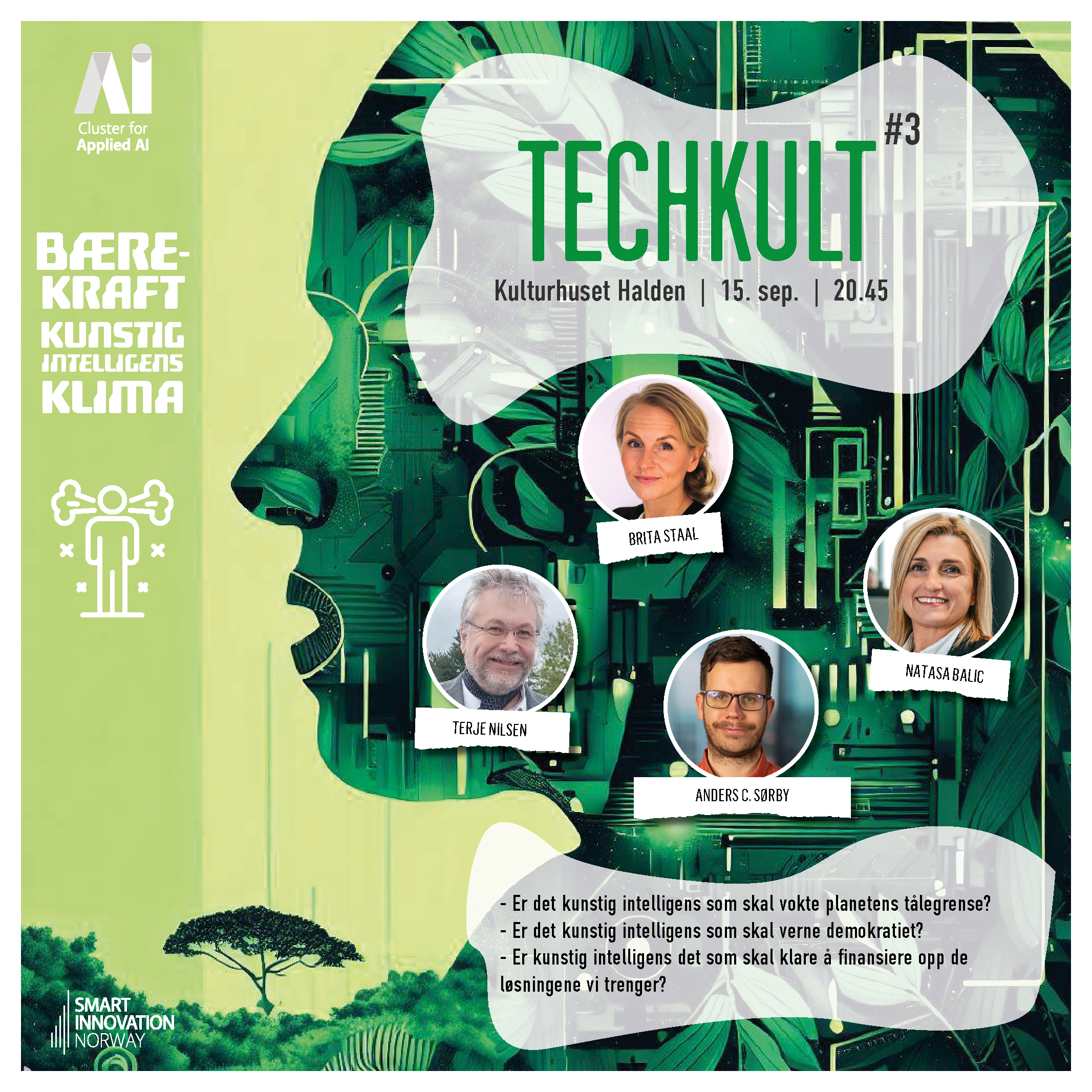 Techkult #3: Meetup for teknologer - Cluster for Applied AI